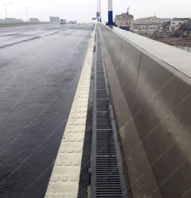 linear drainage system - Jinmeng Road Establishment