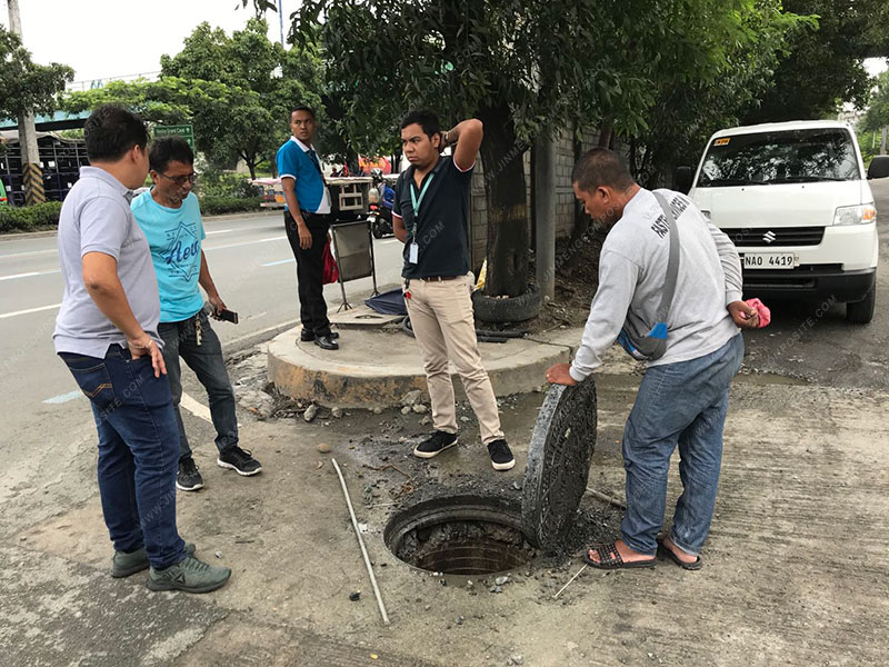 Philippines municipal manhole cover - Jinmeng Road Establishment